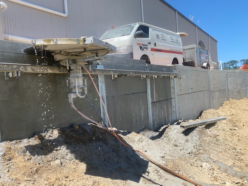 Track Sawing / Wall Sawing - Impact Concrete Cutting